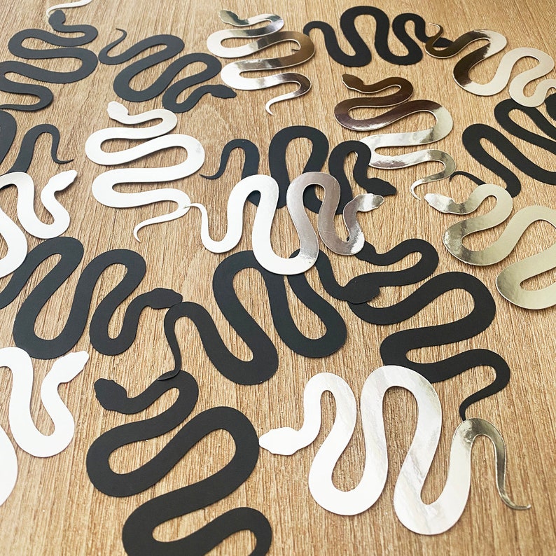 Snakes Birthday Craft DIY Party Confetti - Etsy