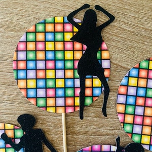 Retro Disco Birthday Party Decor Cupcake Topper - Etsy Australia
