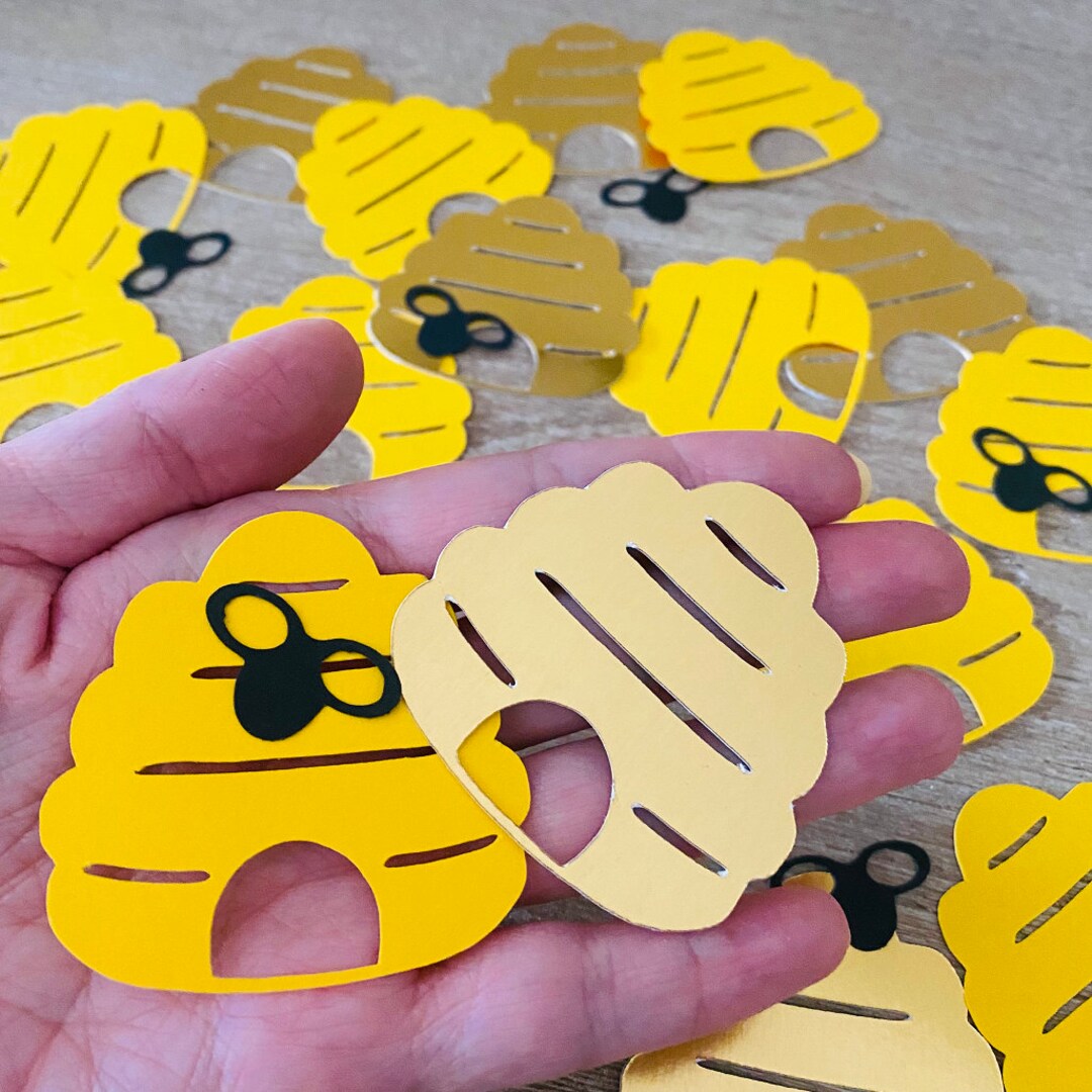 Beehive Birthday Party Decor Craft Confetti - Etsy