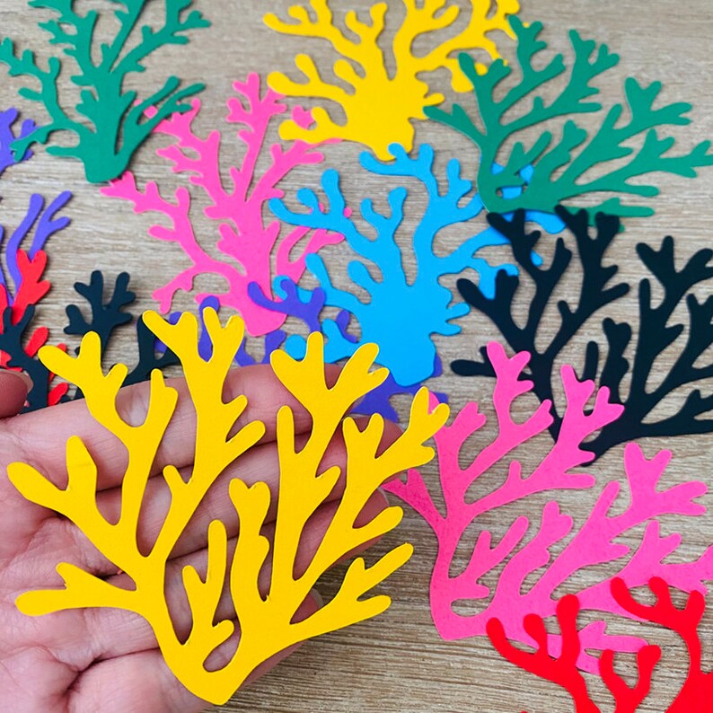 Under the Sea Coral Party Birthday Party Decor Confetti - Etsy