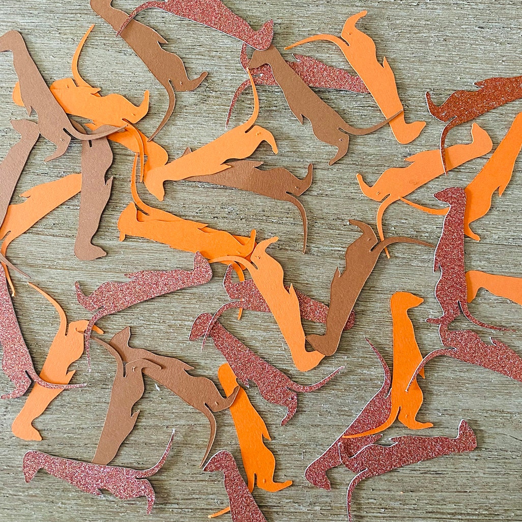 Meerkat Birthday Craft DIY Party Confetti - Etsy