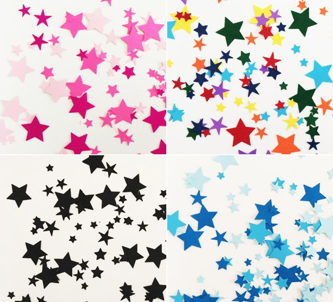 Star Birthday Craft DIY Party Confetti - Etsy