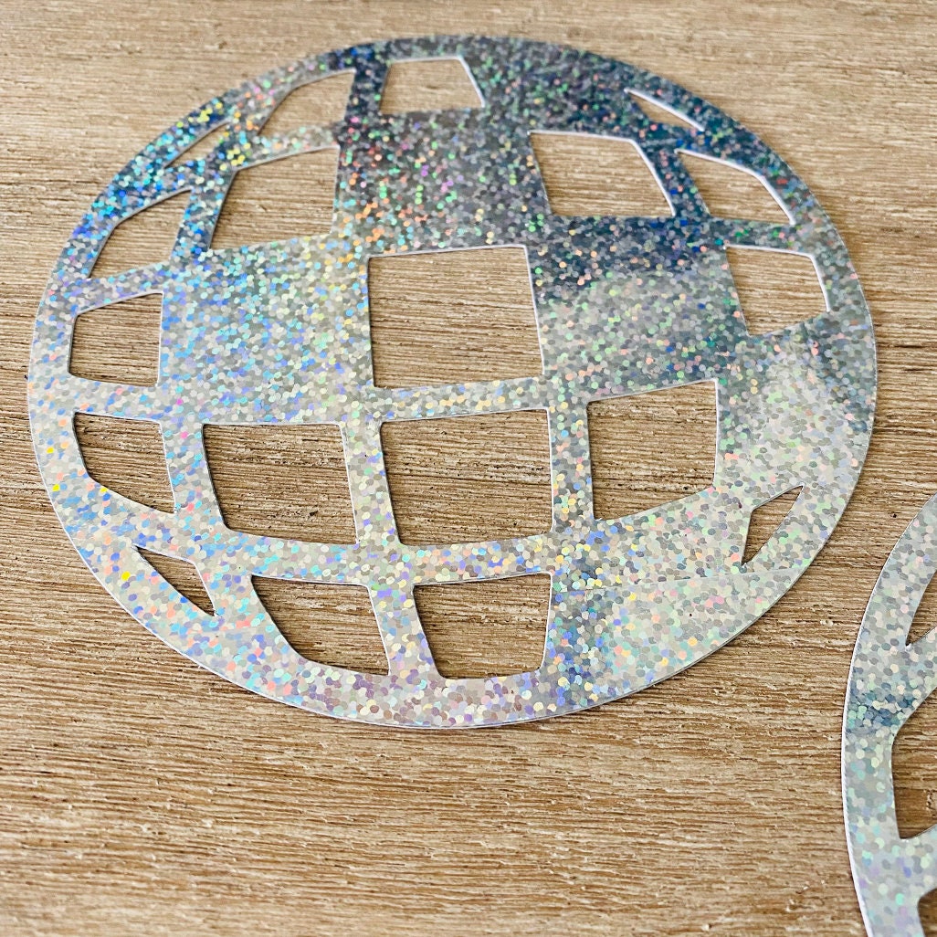 Large Disco Ball Birthday Party Decor Craft DIY Confetti - Etsy