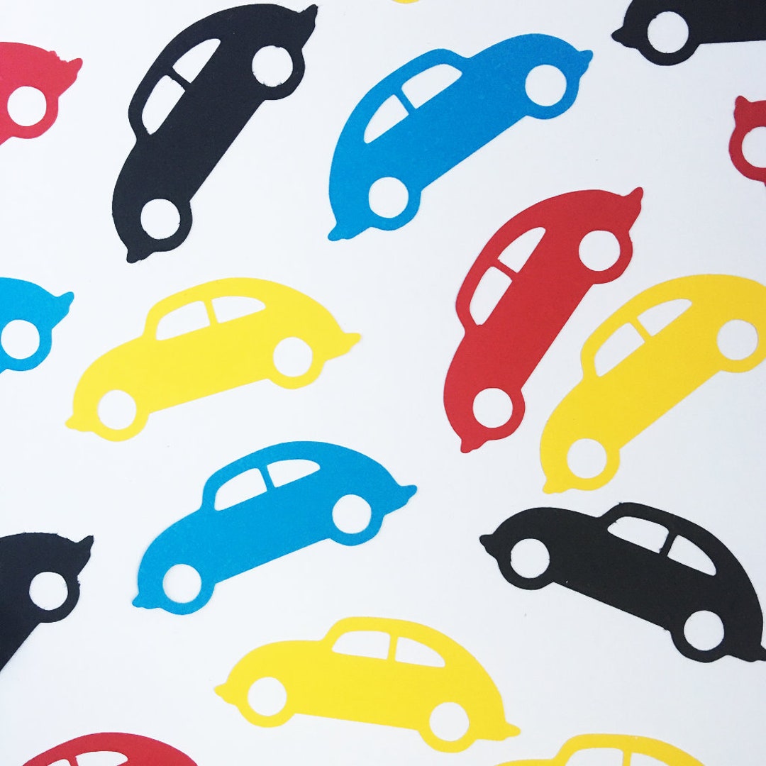 Cars Birthday Party Decor Craft DIY Confetti - Etsy