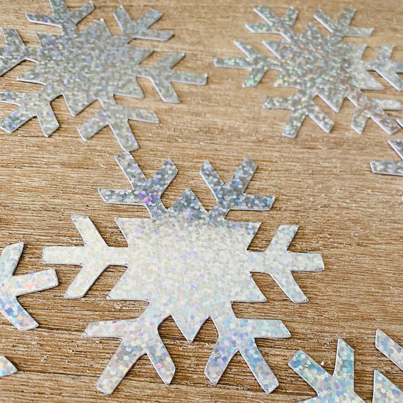 Frozen Snowflake Hologram Birthday Party Craft DIY Decor Confetti ...