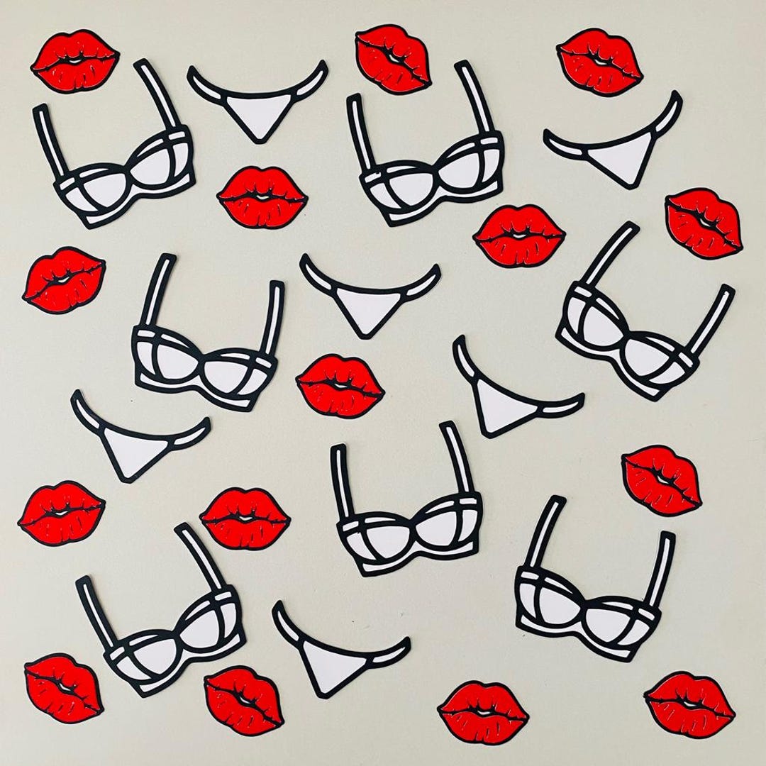 Bachelorette Confetti | Hen Party Decorations | Bridal Shower Table ...