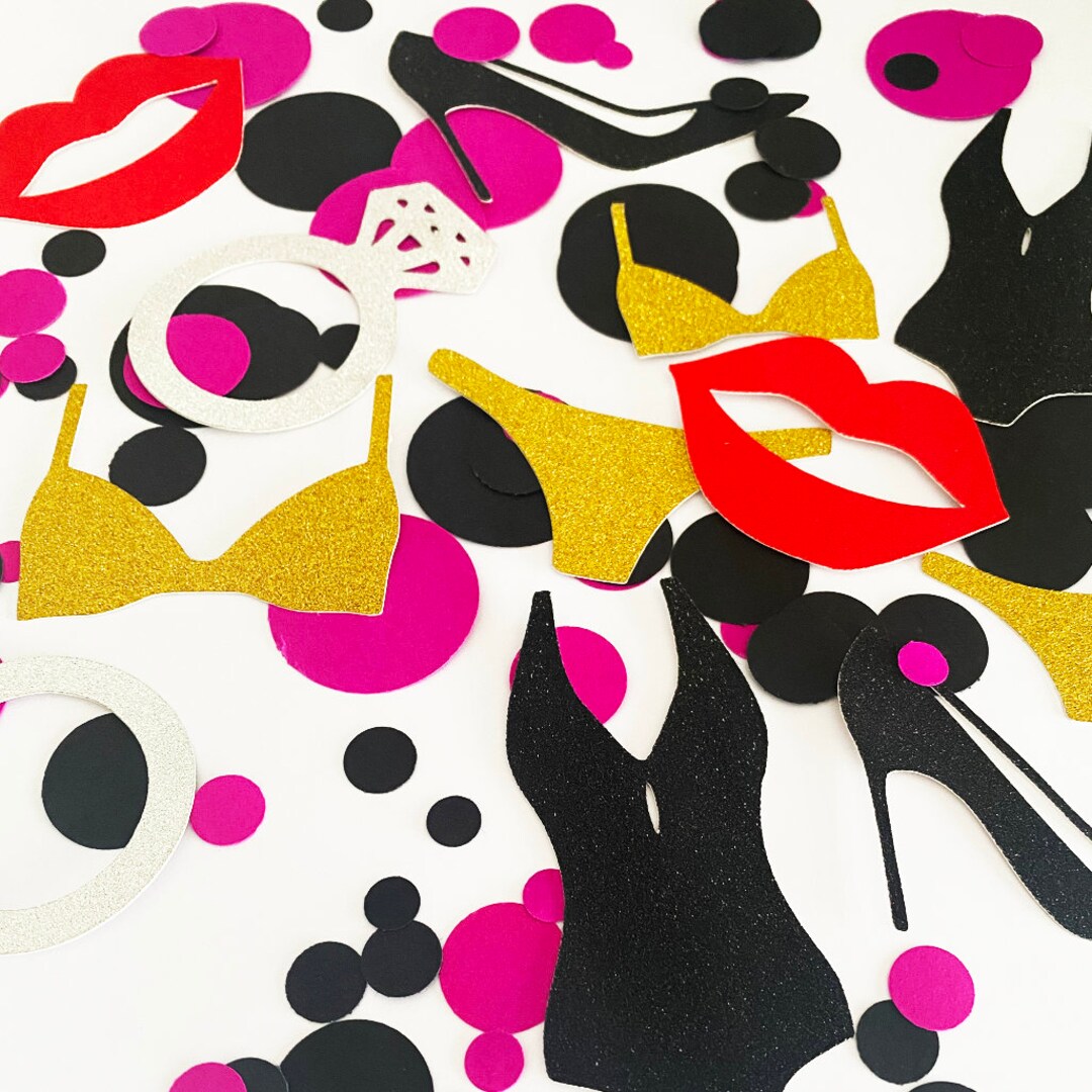 Bachelorette Hens Night Party Craft DIY Confetti - Etsy
