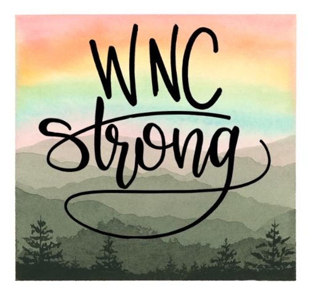 WNC Strong Rainbow Art Sticker 5 Pack- Mountain Watercolor 2.5" Blue ...