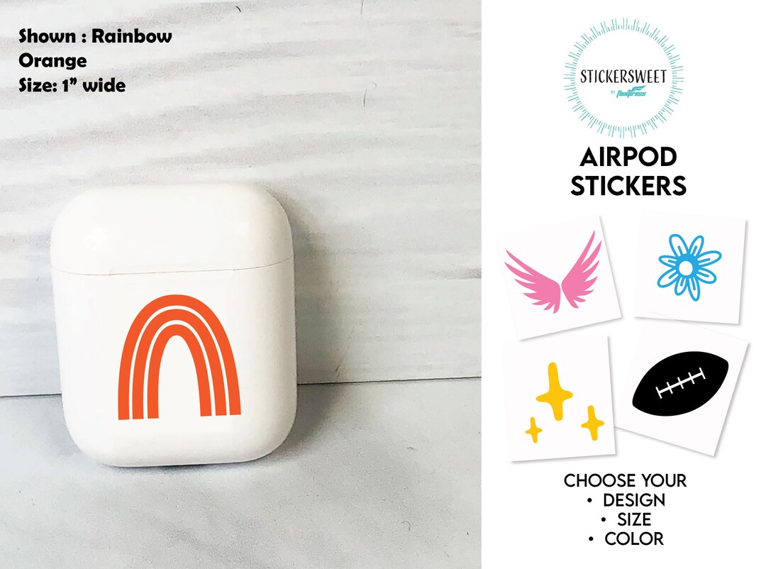 Apple AirPod Stickers AirPod Max Stickers Vinyl Custom Decals Earbuds ...