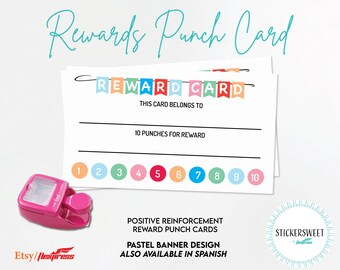 Reward Punch Card - Etsy