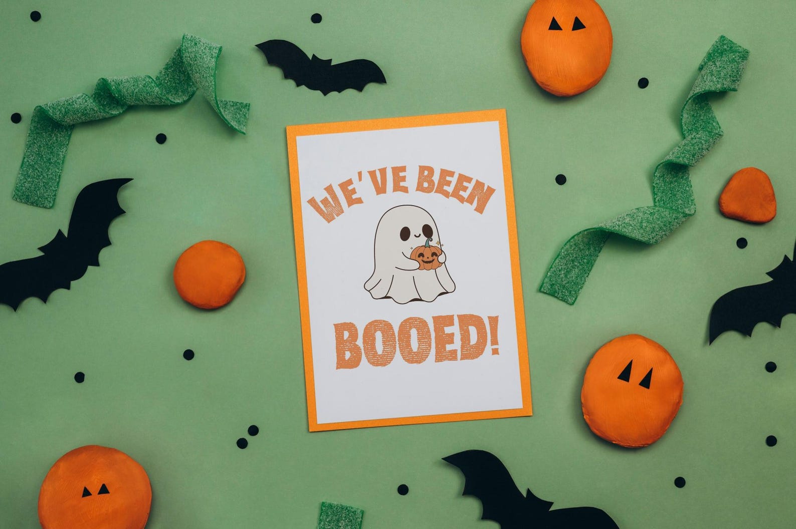 You’ve Been Booed Signs, We’ve Been Booed Sign, Booed Cards, Halloween ...