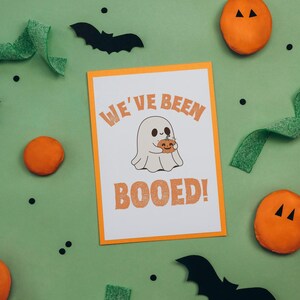 You’ve Been Booed Signs, We’ve Been Booed Sign, Booed Cards, Halloween ...
