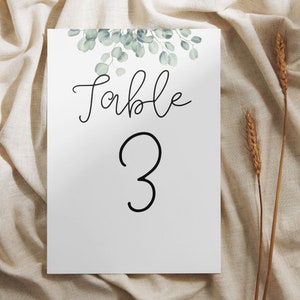 Wedding Table Numbers, Wedding Signs, Set of Table Numbers, Table ...