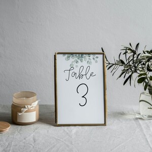 Wedding Table Numbers, Wedding Signs, Set of Table Numbers, Table ...