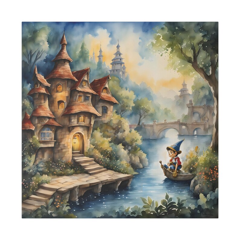 Pinocchio Canvas Art Pinocchio Decor for Home Original - Etsy