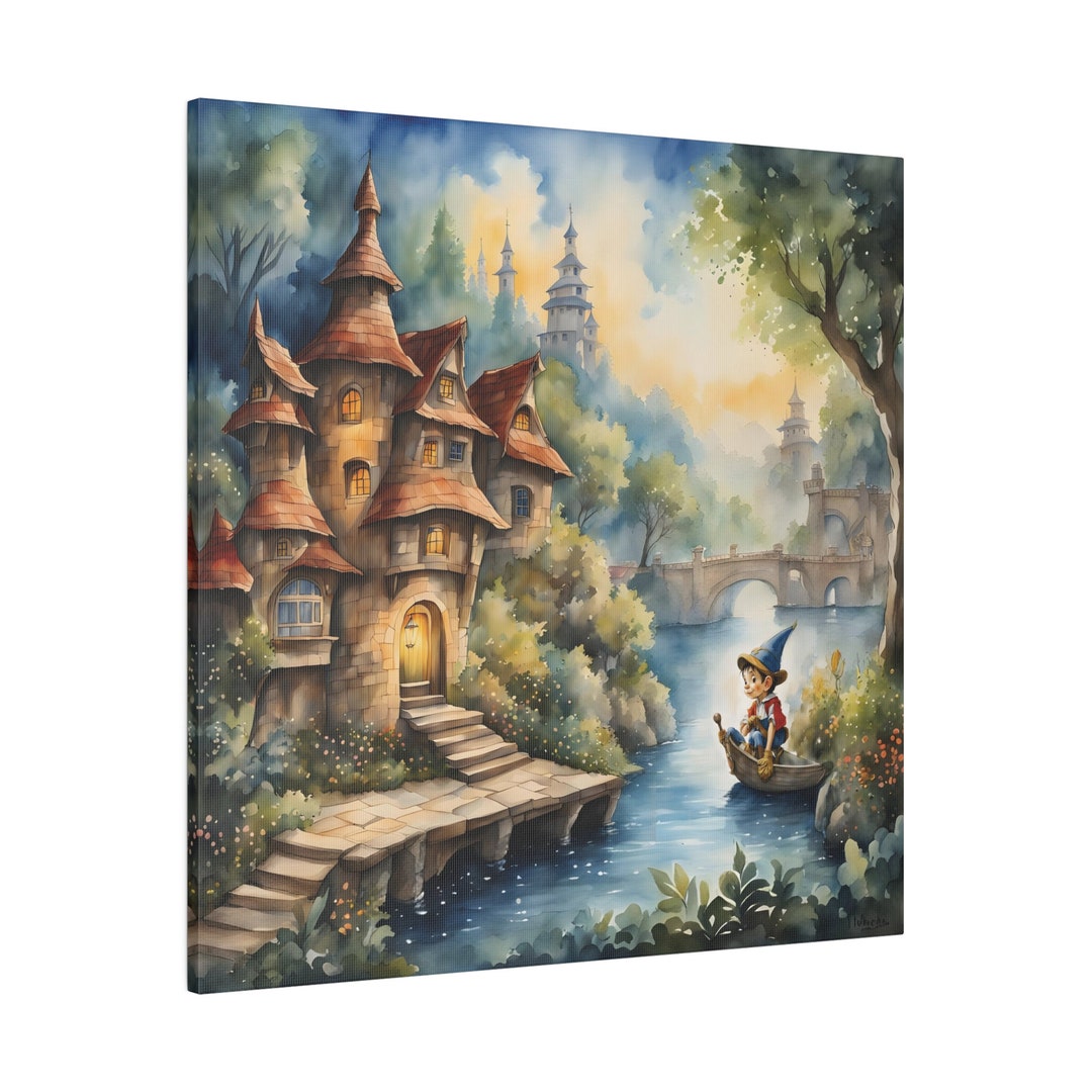 Pinocchio Canvas Art Pinocchio Decor for Home Original - Etsy