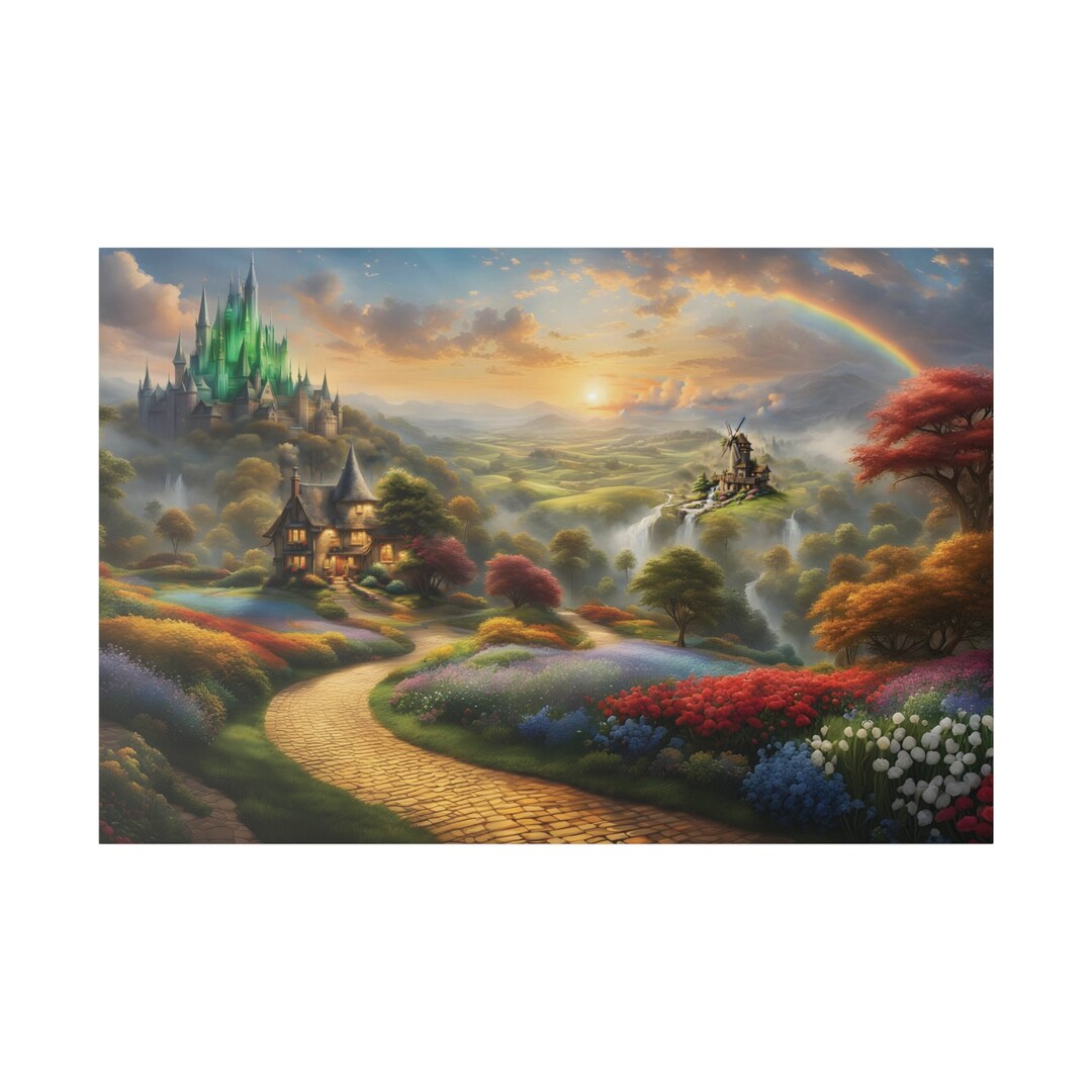 Wizard of Oz Gifts Home Decor, Wizard of Oz Watercolor, Wizard of Oz ...