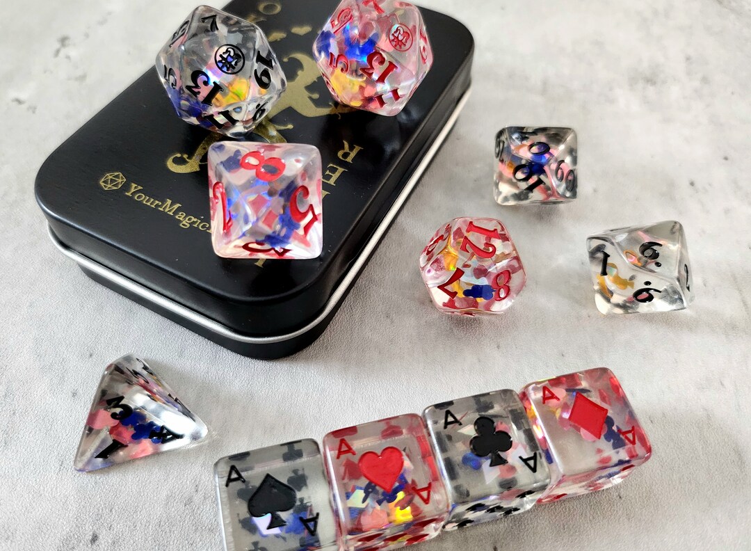 Poker Dice Set (11pcs) | D&D Dice | DND - Etsy