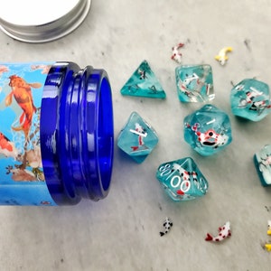 Koi Fish Dice Set D&D Dice DND - Etsy