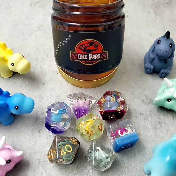 Jurassic Park Dice Dnd - Etsy