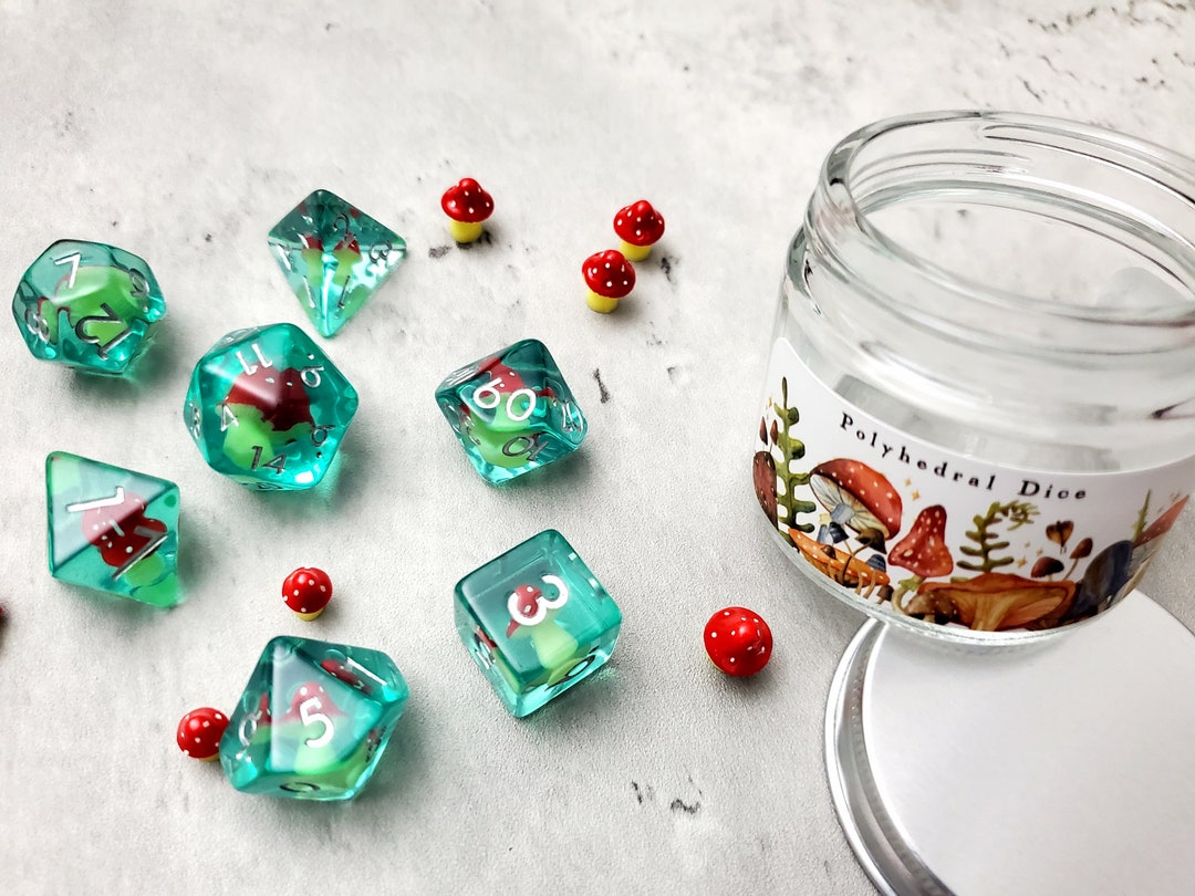 Mushroom Dice Set | D&D Dice | DND - Etsy