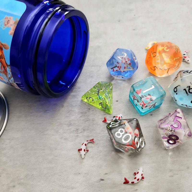 Dice With Fishes - Etsy