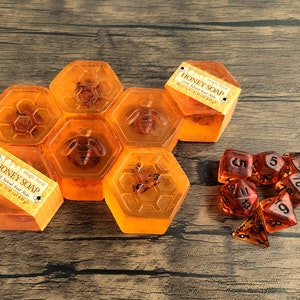 Honey Dice Soap (1.6oz/46g) Set | D&D Dice | DND - Etsy