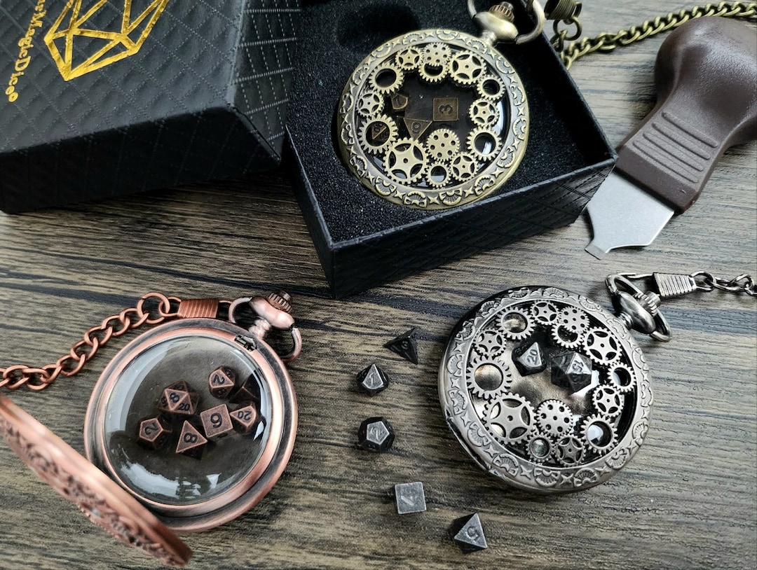 Vintage Pocket Watch Dice | D&D Dice | DND - Etsy