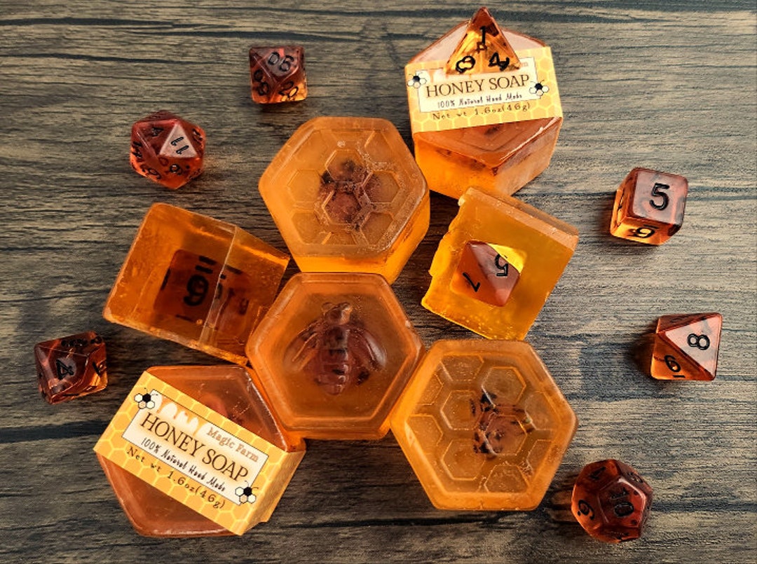 Honey Dice Soap (1.6oz/46g) Set | D&D Dice | DND - Etsy