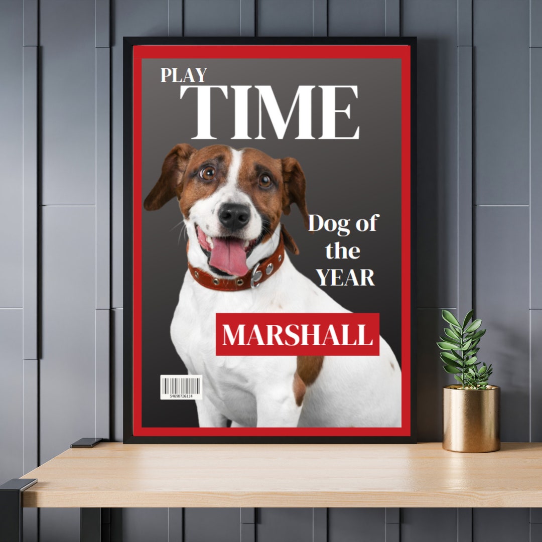 Custom Pet Magazine Cover/ Custom Dog Magazine/ Personalized Pet ...