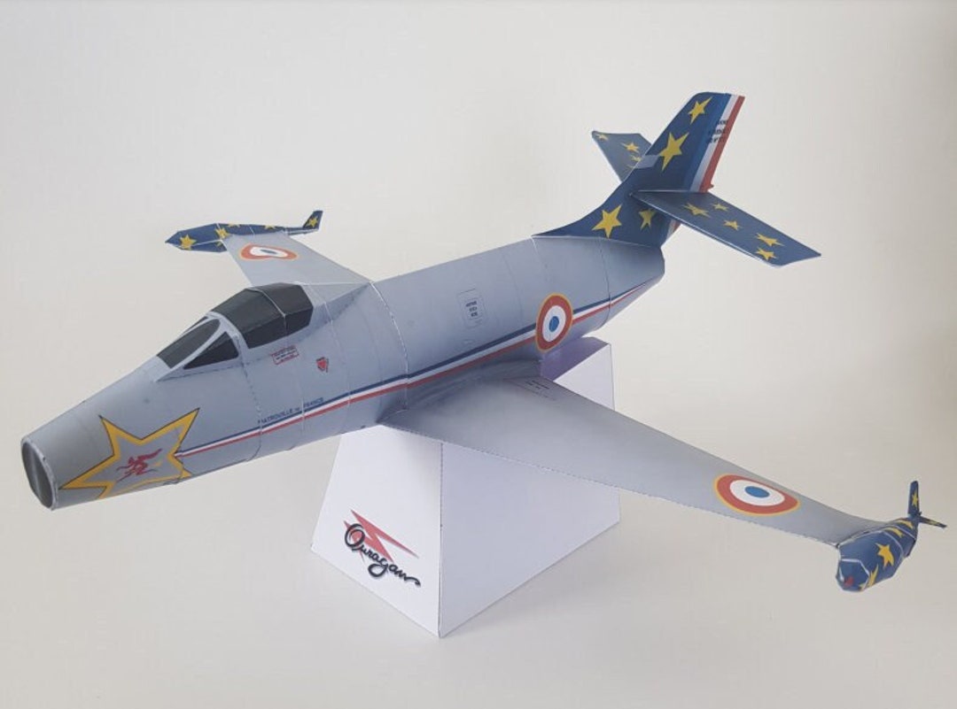 Papercraft Realistic 3D Model Alpha Jet Mirage 2000 Rafale - Etsy
