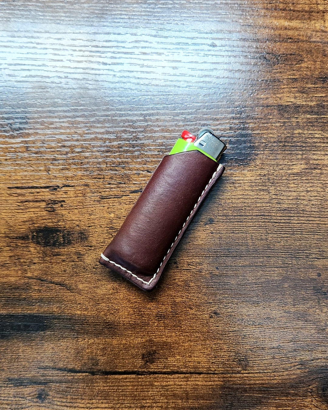 Handmade Leather Lighter Sleeve Made to Fit BIC Lighters, Leather ...