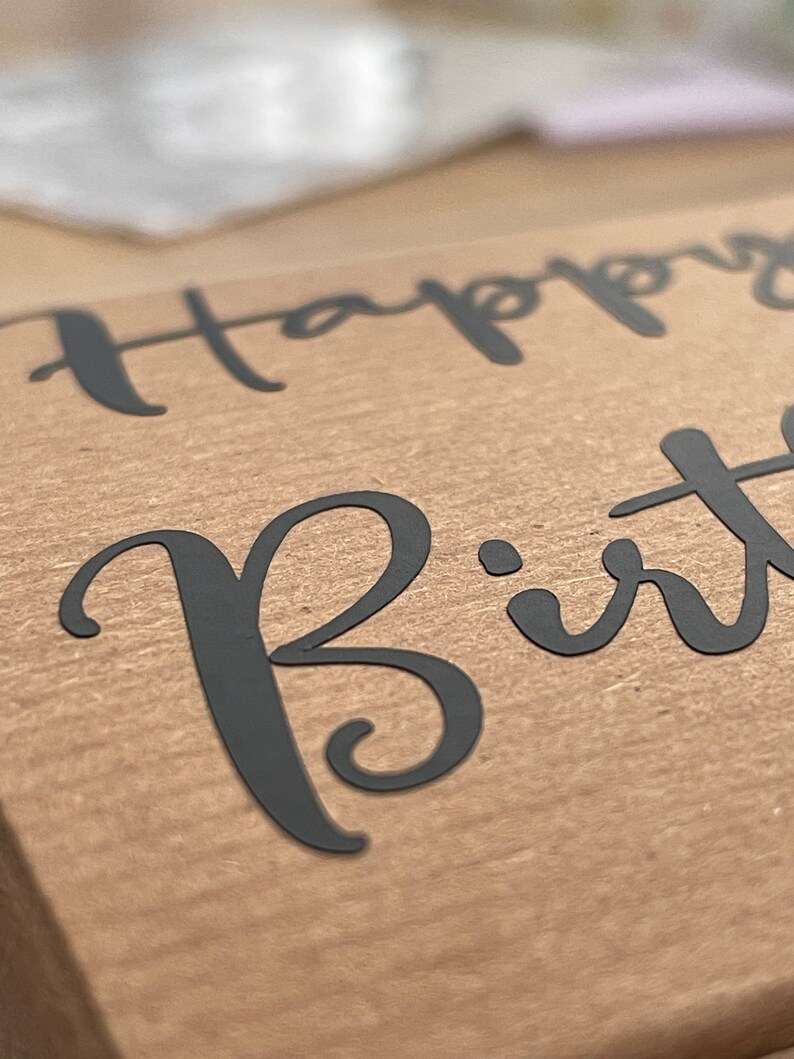 CUSTOM Gift Box Bulk Party Favor Company Logo High Quality Vinyl Cut ...