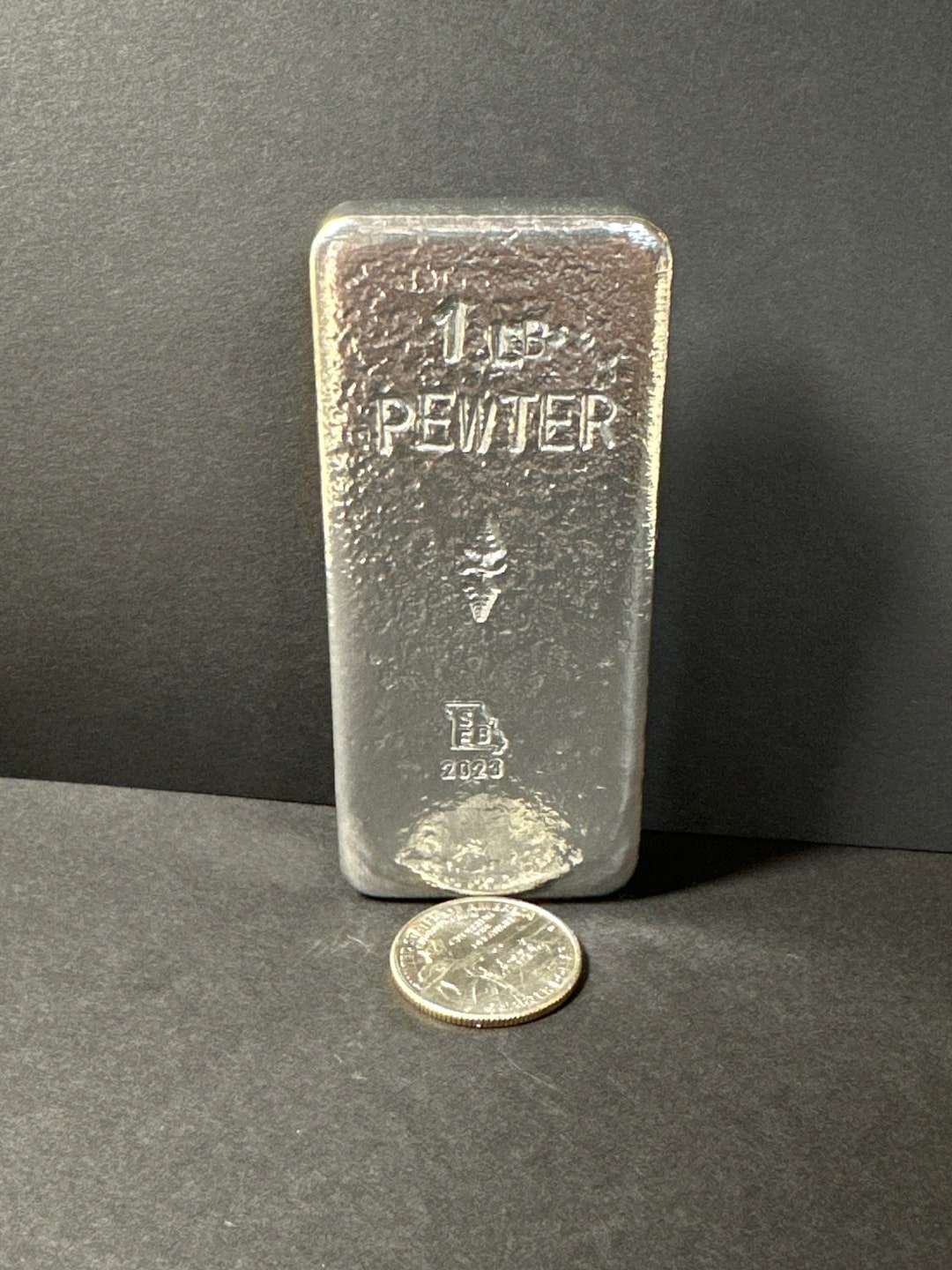 1 Lb 16 Oz Hand Poured Pewter Ingotbar Swamp East Bullion Etsy