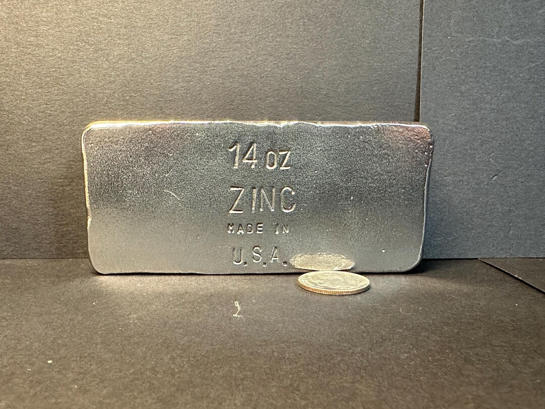 14oz Hand Poured Zinc Bar swamp East Bullion - Etsy