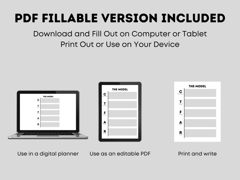 The CTFAR Model | Brooke Castillo Printable for Controlling Your Mind ...
