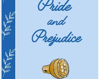 Pride and Prejudice Book Cover Poster (DIGITAL FILE) - Etsy