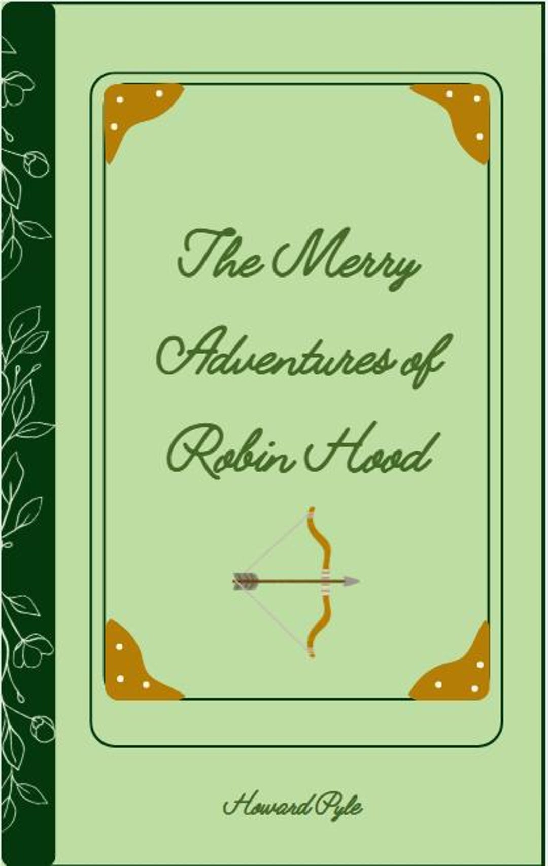 The Merry Adventures of Robin Hood Book Cover Poster (DIGITAL) - Etsy