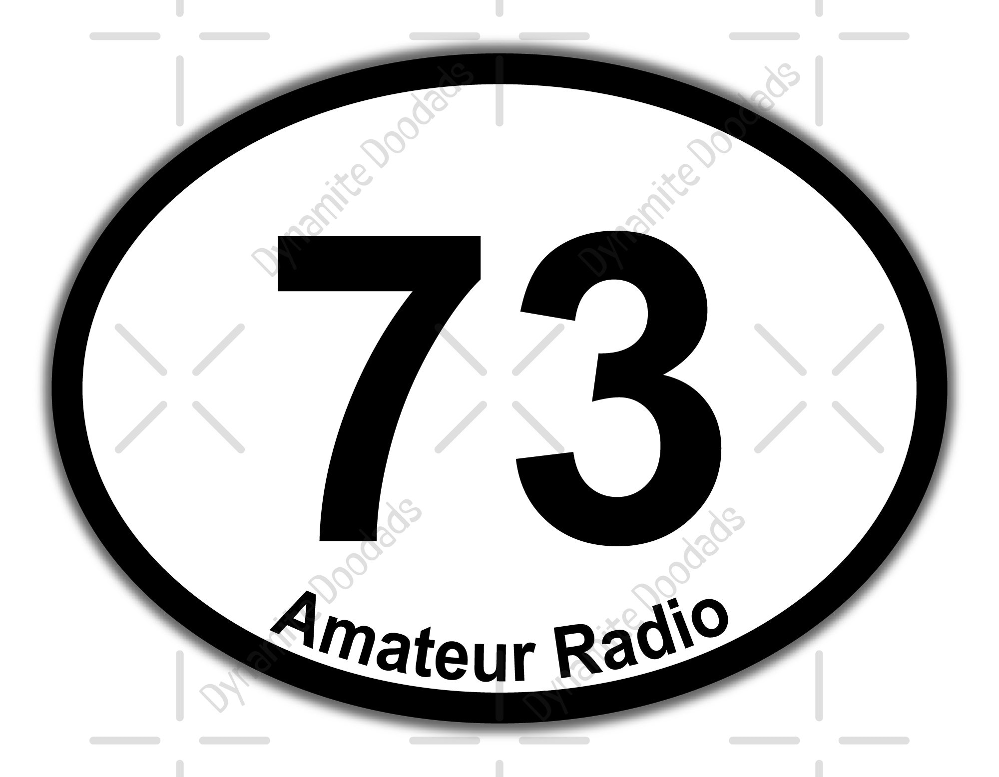 73 "best Regards" Ham Radio Decal / Sticker - 4"x3" Oval Vinyl Sticker - Amateur Radio - Etsy
