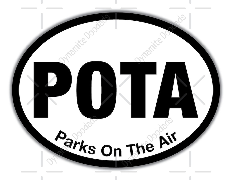 POTA Ham Radio Decal: Parks on the Air Vinyl Sticker - Etsy