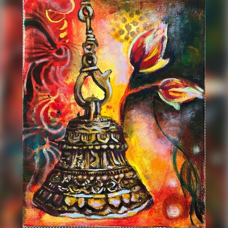 Bell Spiritual Painting - Etsy