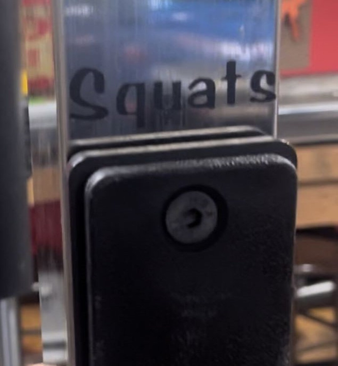 Bench Squat Custom SVG Vinyl Sticker Labels for Fitness Power Racks - Etsy