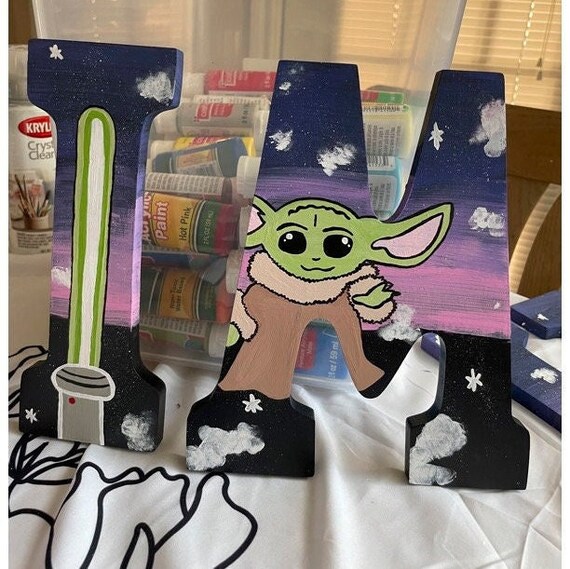 Custom Painted Letters 10 Dollars per Letter - Etsy