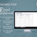 Legal Case Deadline Tracker Excel Template (digital Download) - Etsy