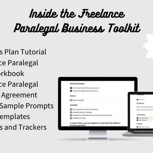 Freelance Paralegal Business Toolkit: Marketing & Templates (digital ...