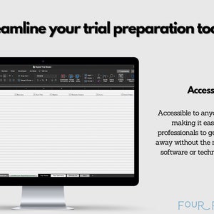 Digital Trial Binder: Excel Template for Legal Professionals (digital ...