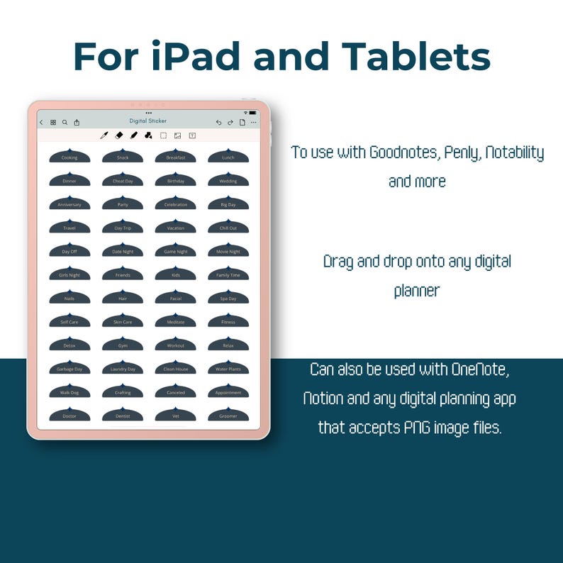 Blue Digital Legal Stickers + Hyperlinked Sticker Book Library | Lawyer ...