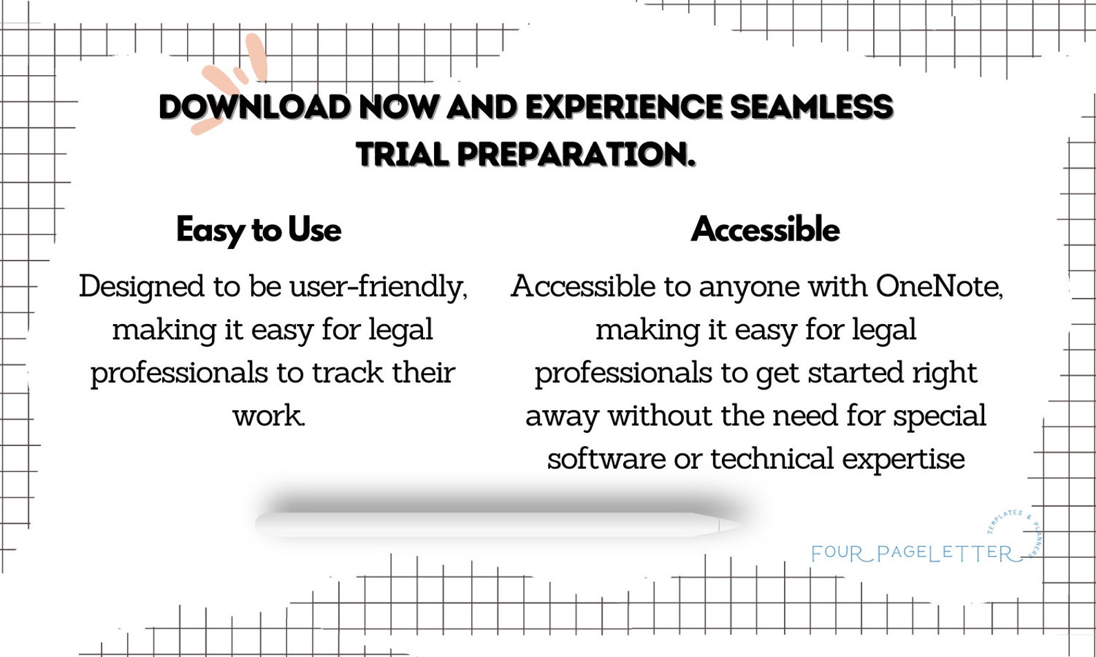 Onenote Trial Prep Template: Legal Planner (digital Download) - Etsy