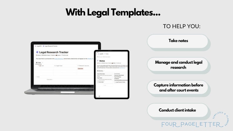 Legalos Notion Template - Etsy