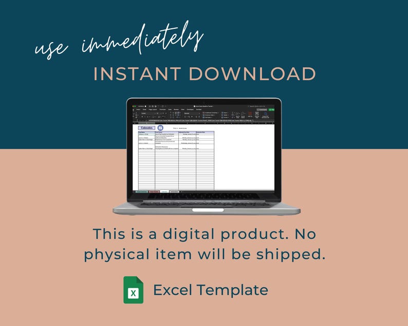 Legal Case Deadline Tracker Excel Template (digital Download) - Etsy
